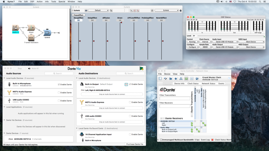 Dante AVIO USB Adapter – kyma
